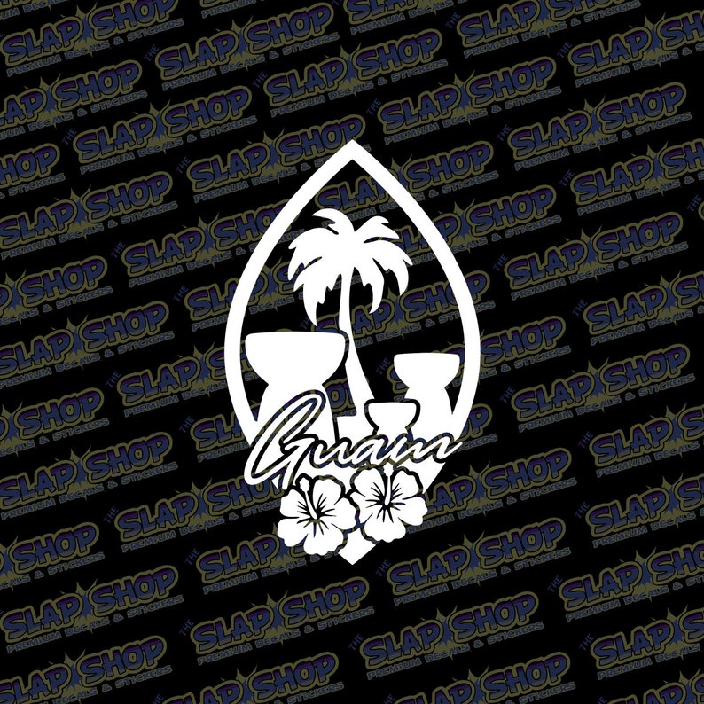 Guam Vinyl Decal – Island Car, Laptop & Water Bottle Sticker - Etsy