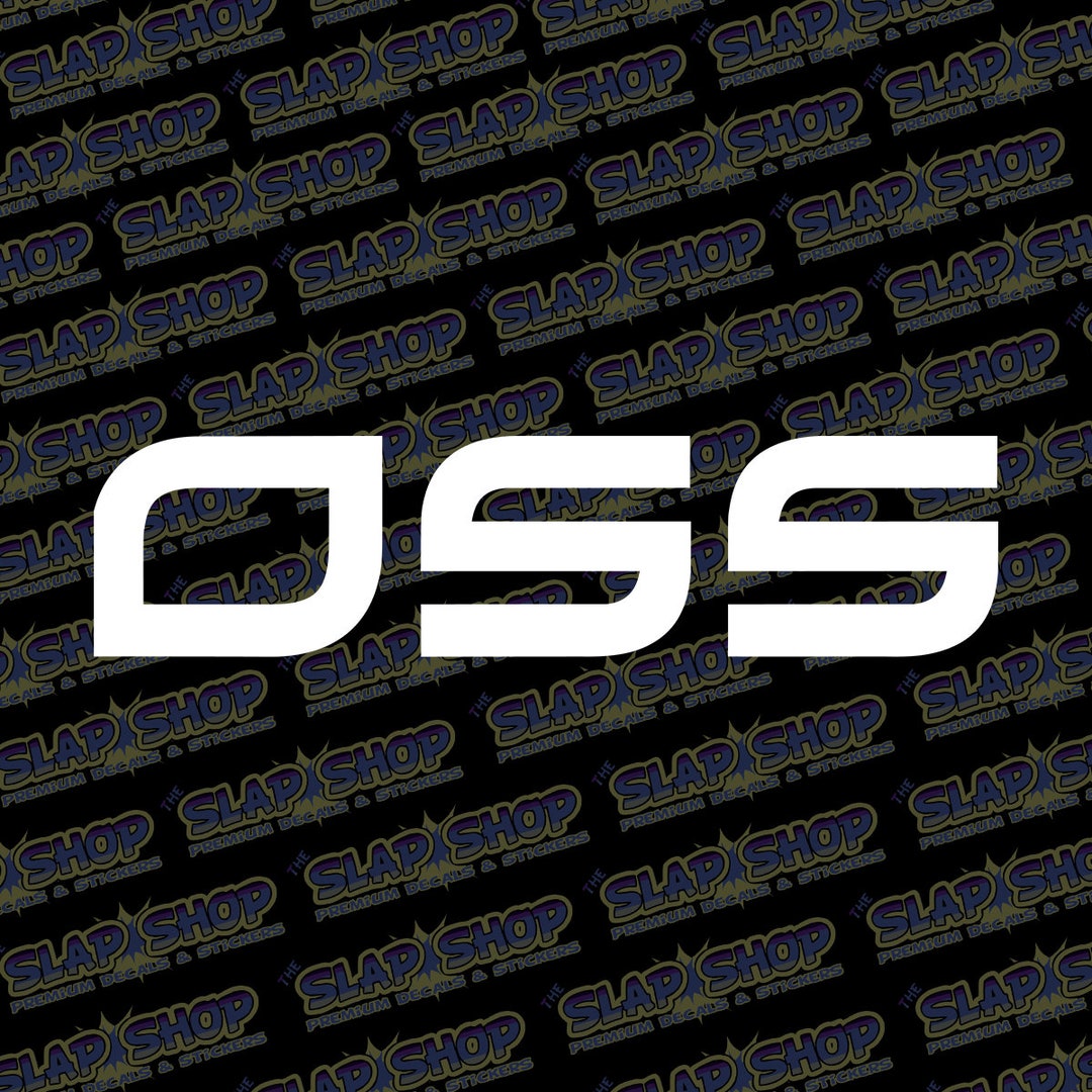 OSS Jiu-jitsu Die-cut Vinyl Decal - Stickers - Click to Explore Colors ...