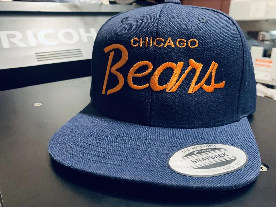 Retro Chicago Bears Yupoong Snapback Hat | 90s 5 Panel Cap Vintage ...