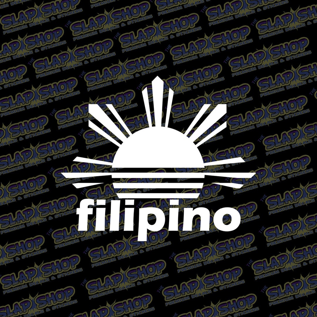 Filipino Vinyl Decal – Philippines Car, Laptop, or Water Bottle Sticker ...