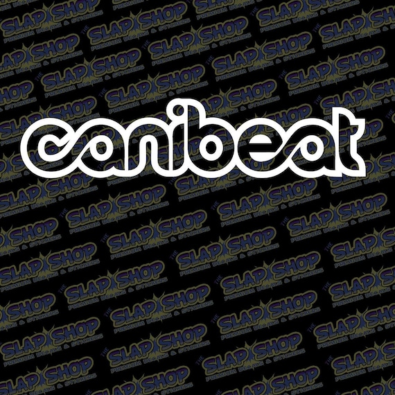 Canibeat Sticker Amazon.com: CANIBEAT * White * VINYL DECAL STICKER