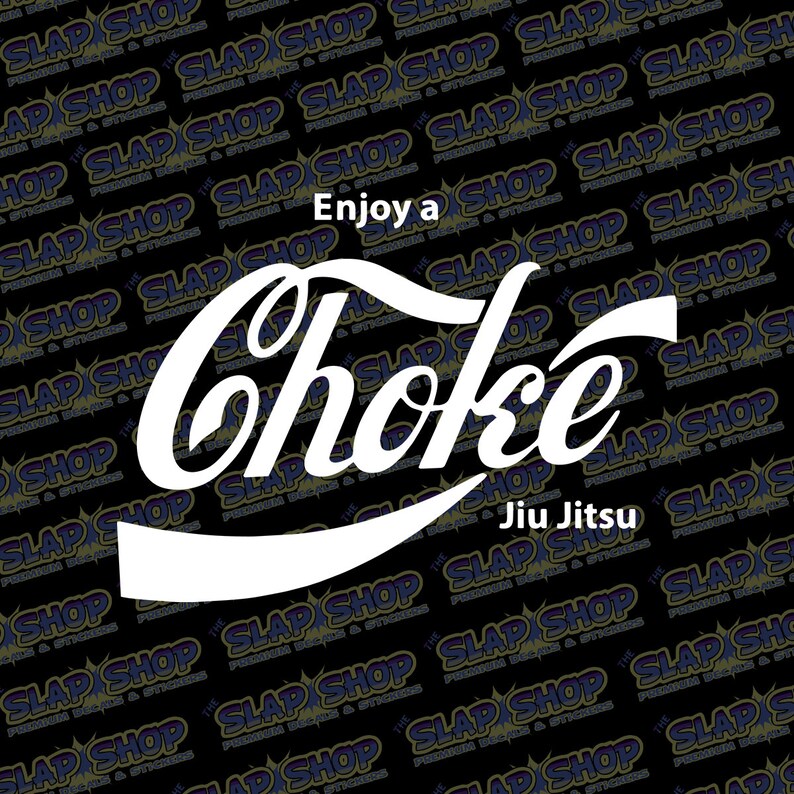 Enjoy A Choke Die Cut Vinyl Decal Sticker CLICK to EXPLORE - Etsy