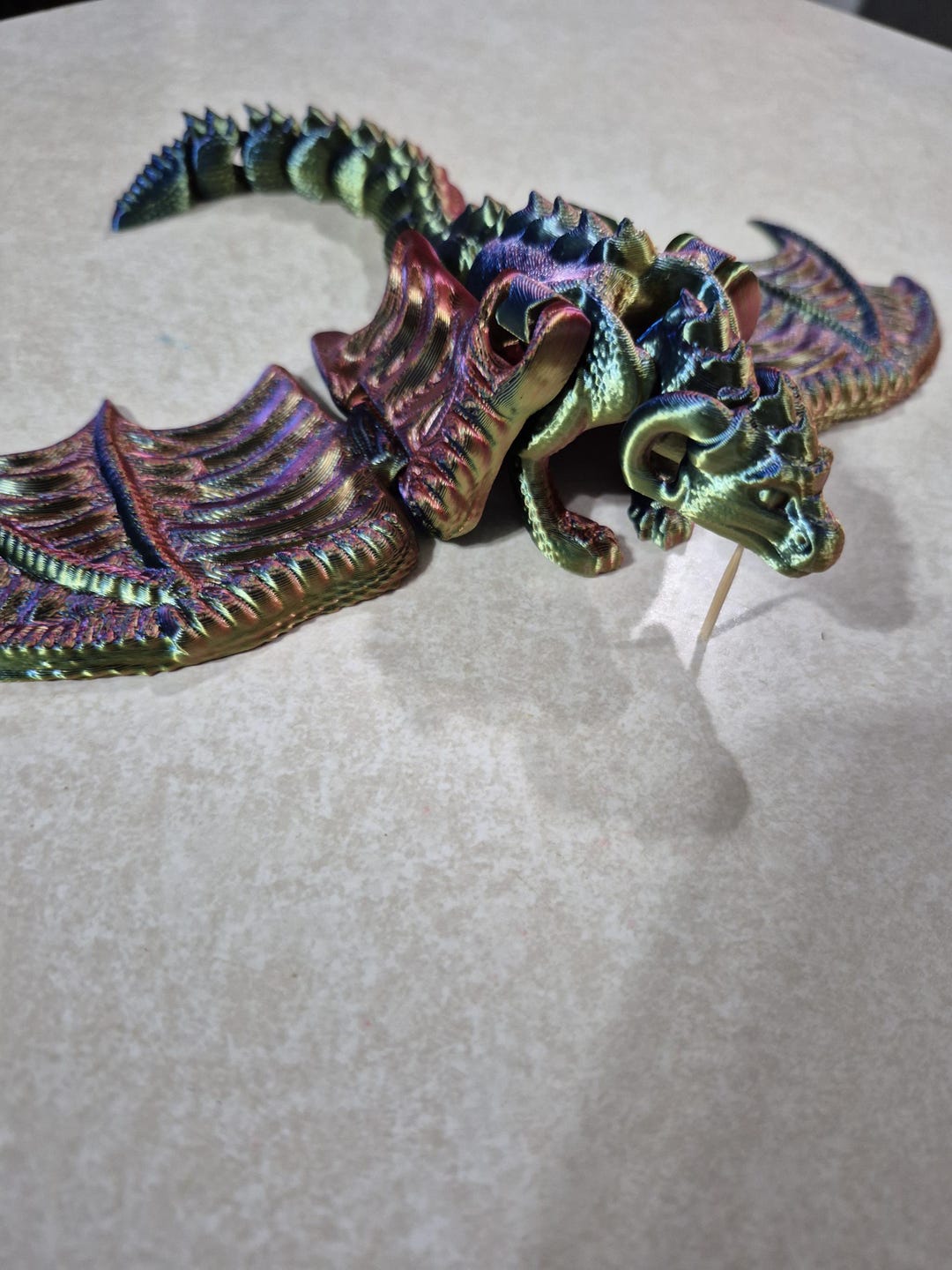 Pet Dragon P.L.U.R. Rave Toy | 3D Printed Articulated Dragon | EDM ...