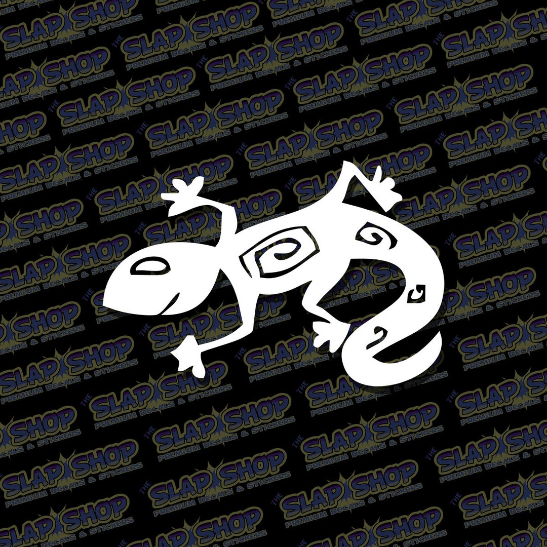 Gecko Lizard Die-cut Vinyl Decal - Stickers - Click to Explore Colors ...