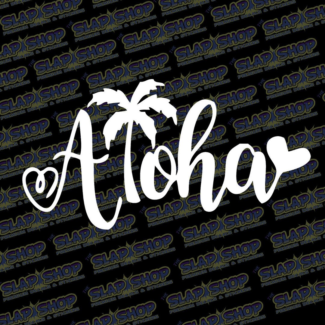 Aloha Palm Tree SVG File Digital Download - Etsy