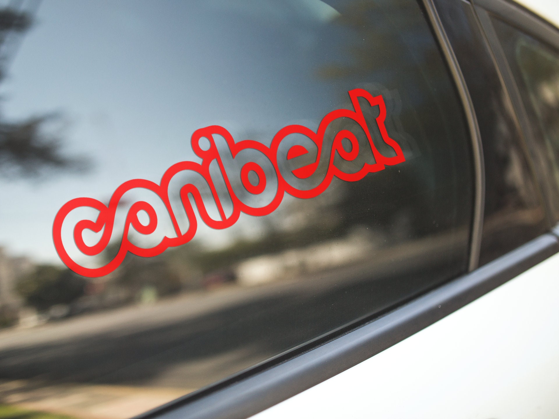 Canibeat Windshield Sticker