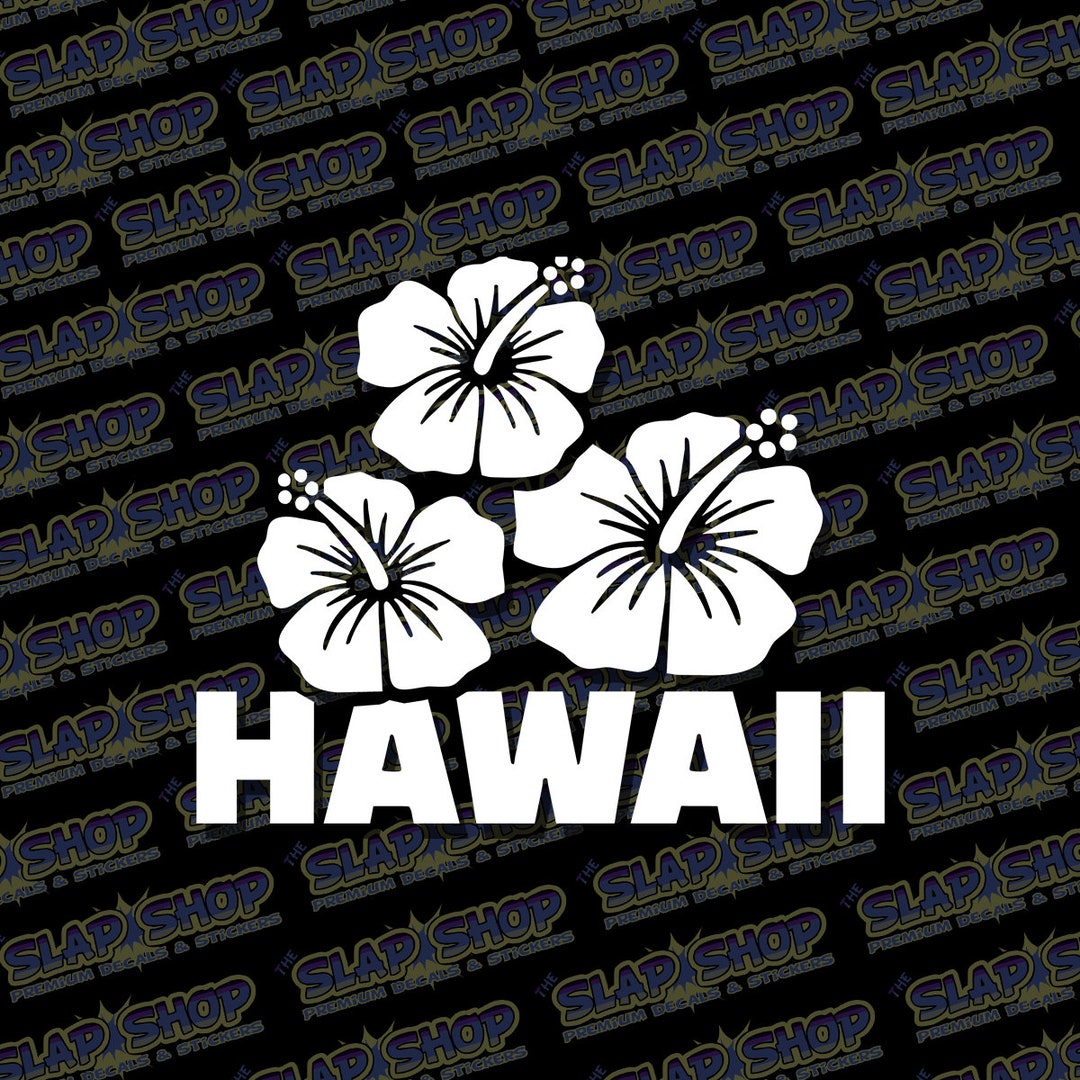 Hawaii State Die-cut Vinyl Decal - Stickers - Click to Explore Colors ...