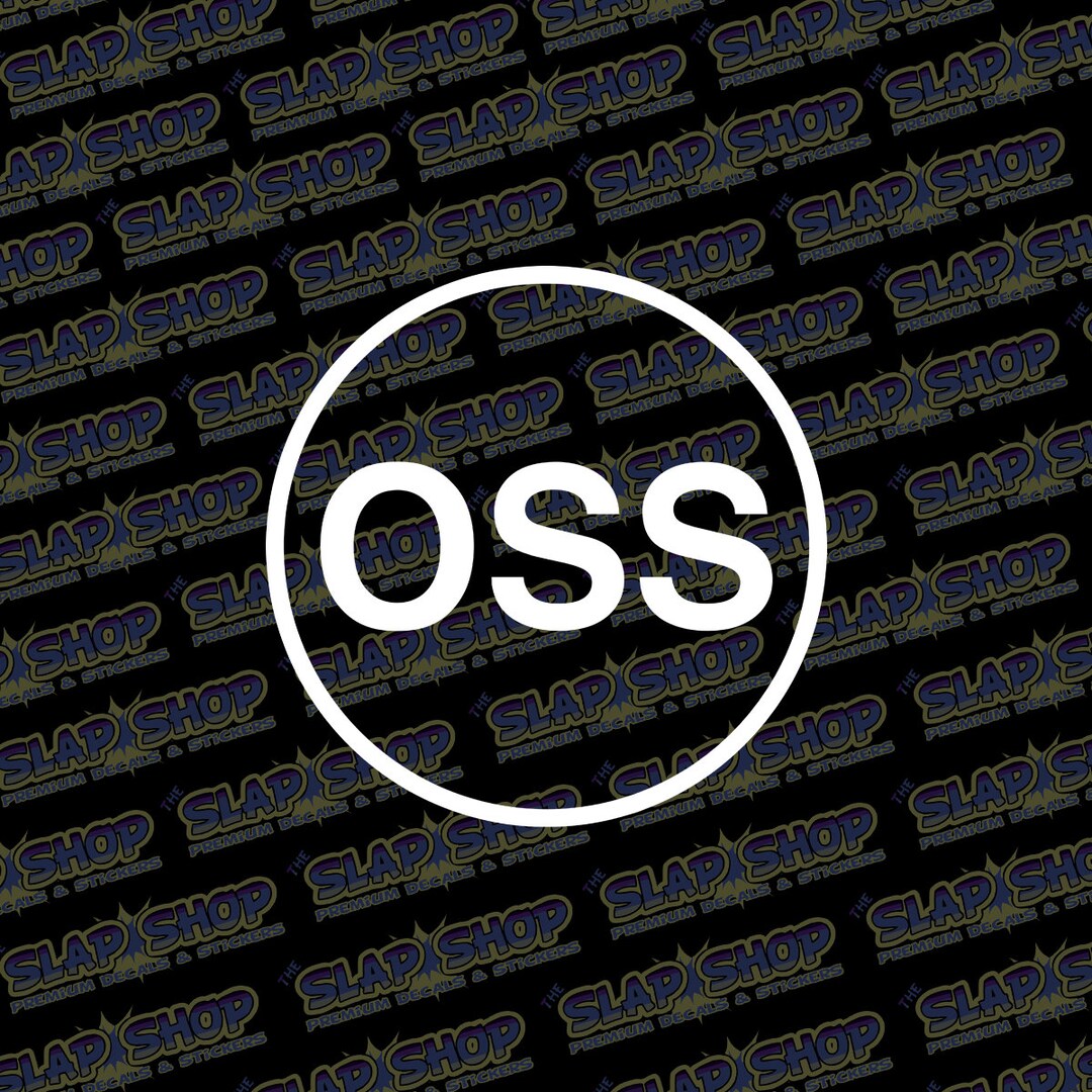OSS Jiu-jitsu Die-cut Vinyl Decal - Stickers - Click to Explore Colors ...