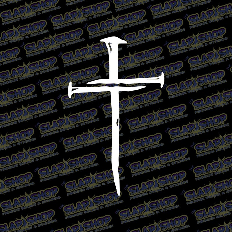 Cross Car Decal Nail - Etsy