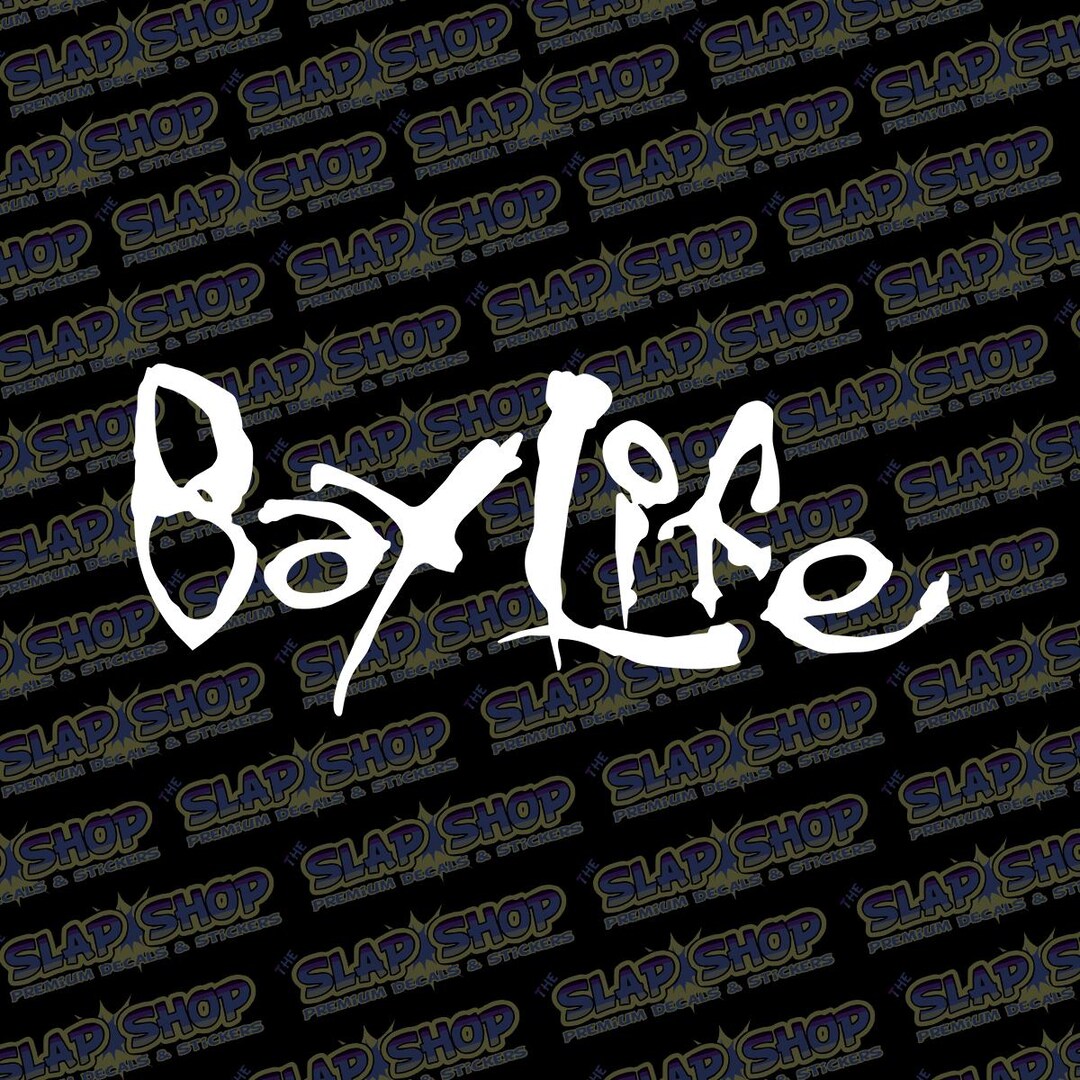 Bay Life Decal, Coastal Vinyl Sticker for Truck, Boat, Laptop - Etsy