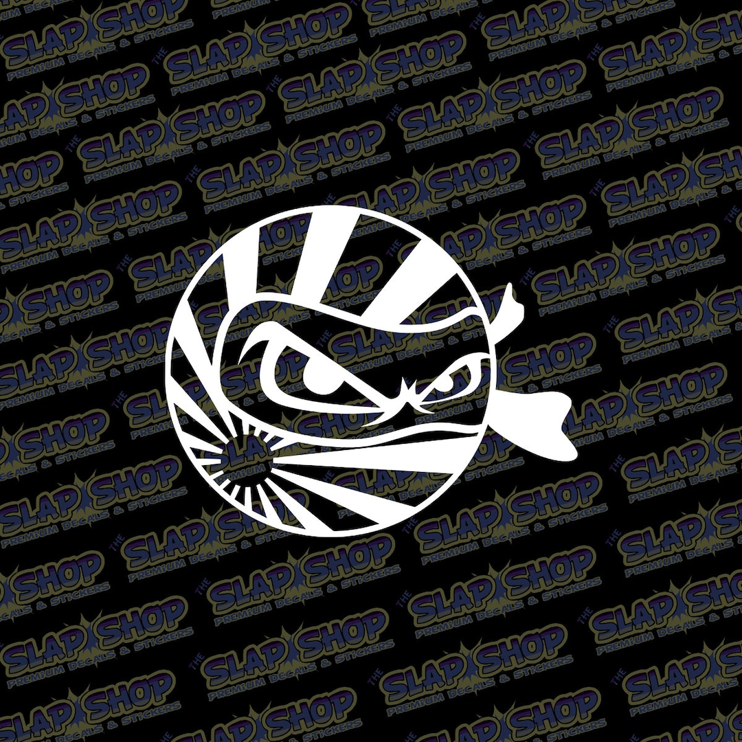 JDM Style 'rising Sun Ninja' Vinyl Decal for Japanese Performance Cars ...