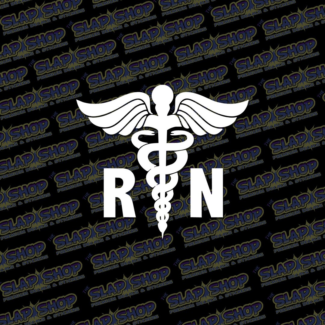 Registered Nurse Die-cut Vinyl Decal - Stickers - Click to Explore ...