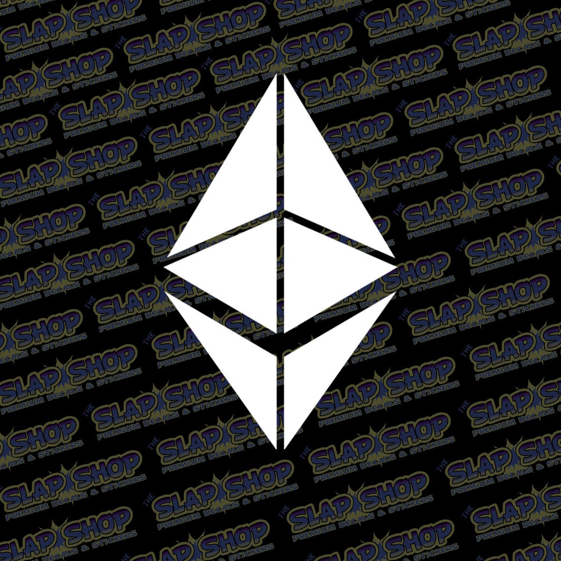 Ethereum ETH Cryptos Decal Sticker Click to explore more color | Etsy
