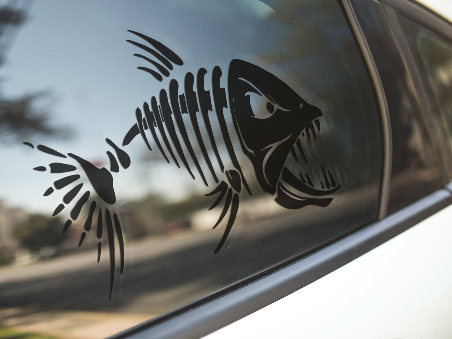Bone Fish Vinyl Decal – Hunting & Fishing Sticker for Car or Boat - Etsy