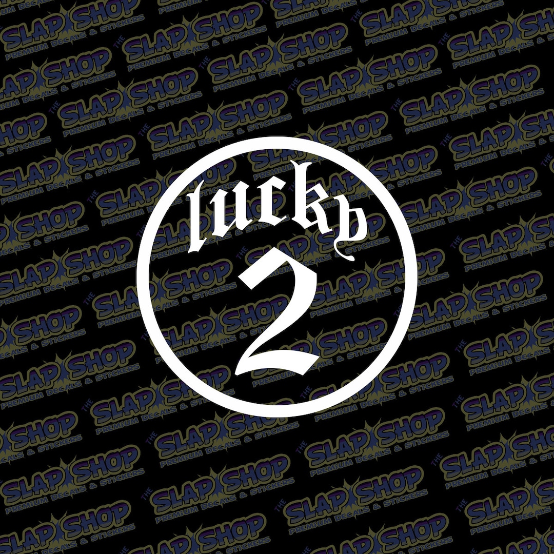 Lucky Number 2 Die-cut Vinyl Decal - Stickers - Click to Explore Colors ...