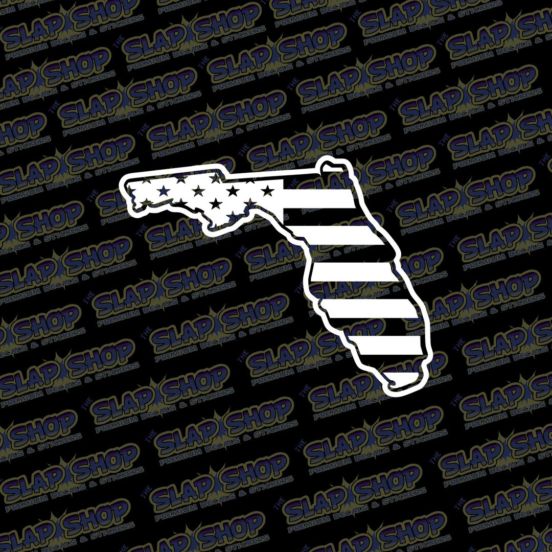 Florida State Die-cut Vinyl Decal - Stickers - Click to Explore Colors ...