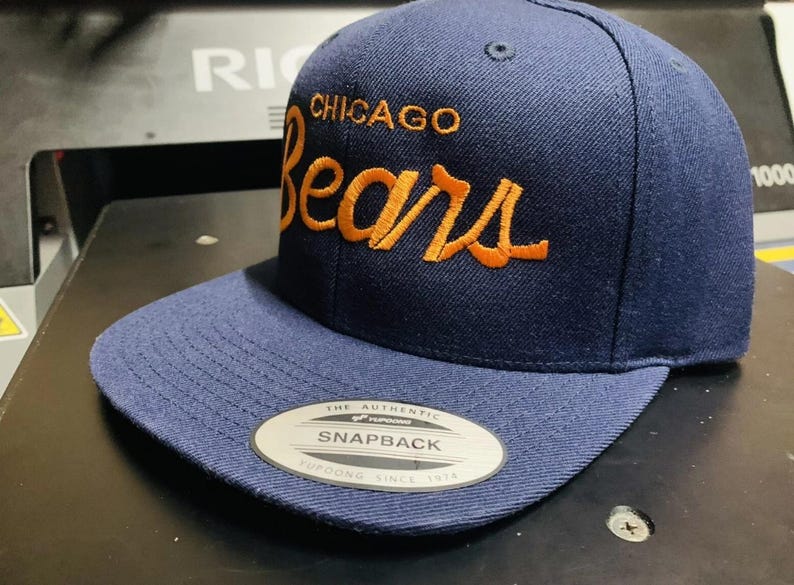 Retro Chicago Bears Yupoong Snapback Hat | 90s Vintage Clark Griswold ...