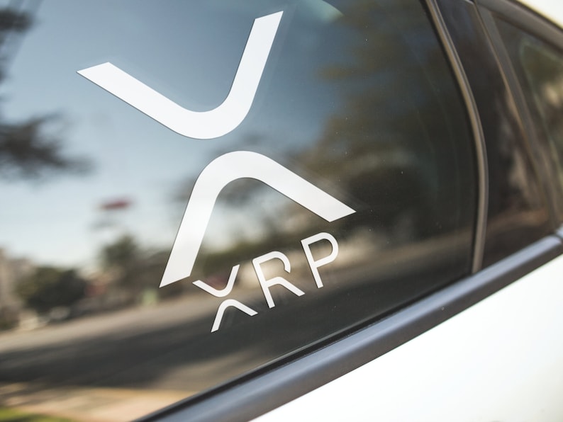 Ripple XRP Vinyl Decal – Crypto Sticker – Blockchain Logo for Car or ...
