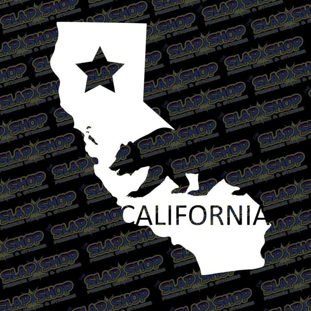 California Die-cut Vinyl Decal - Stickers - Click to Explore Colors ...