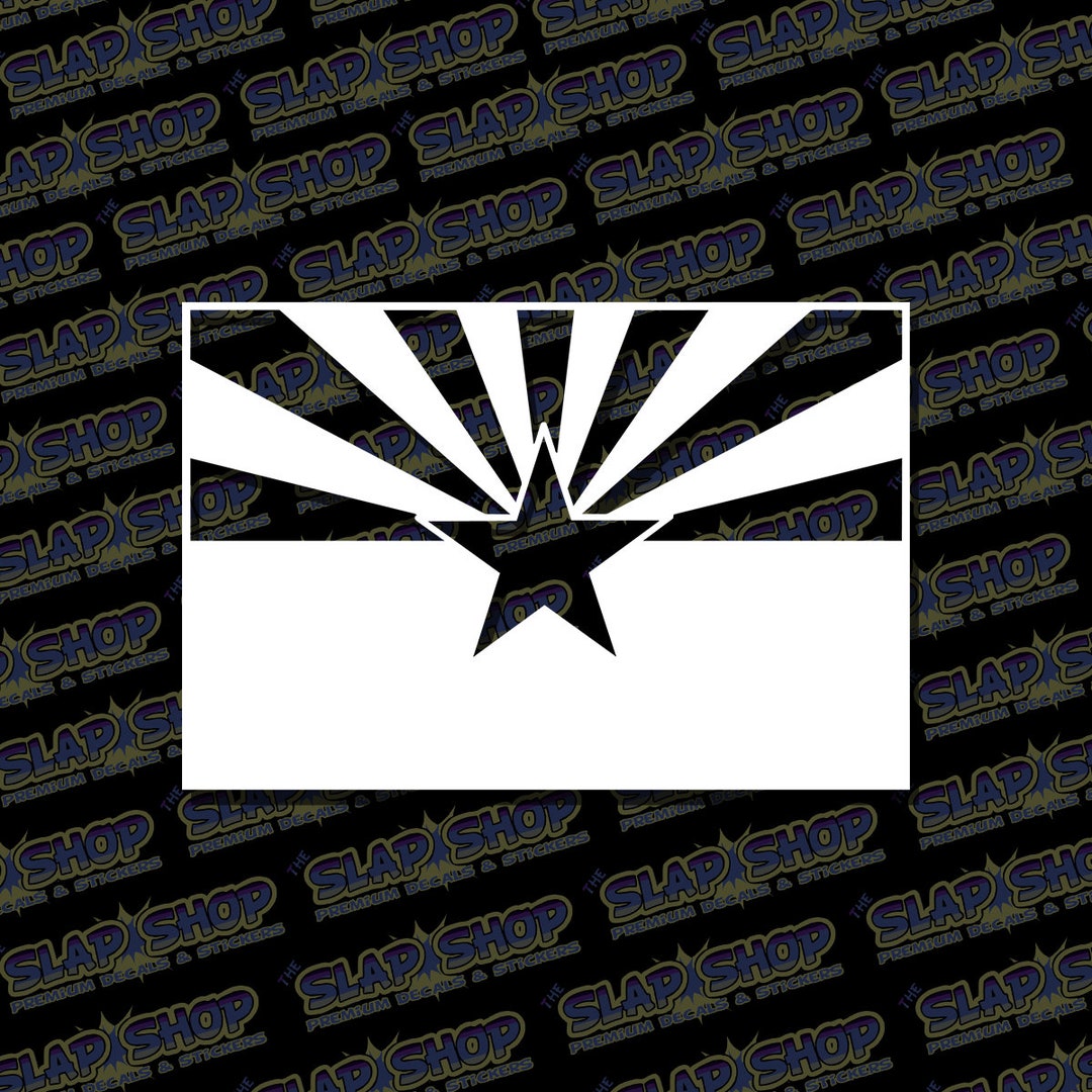 Arizona State Flag Die-cut Vinyl Decal - Stickers - Click to Explore ...