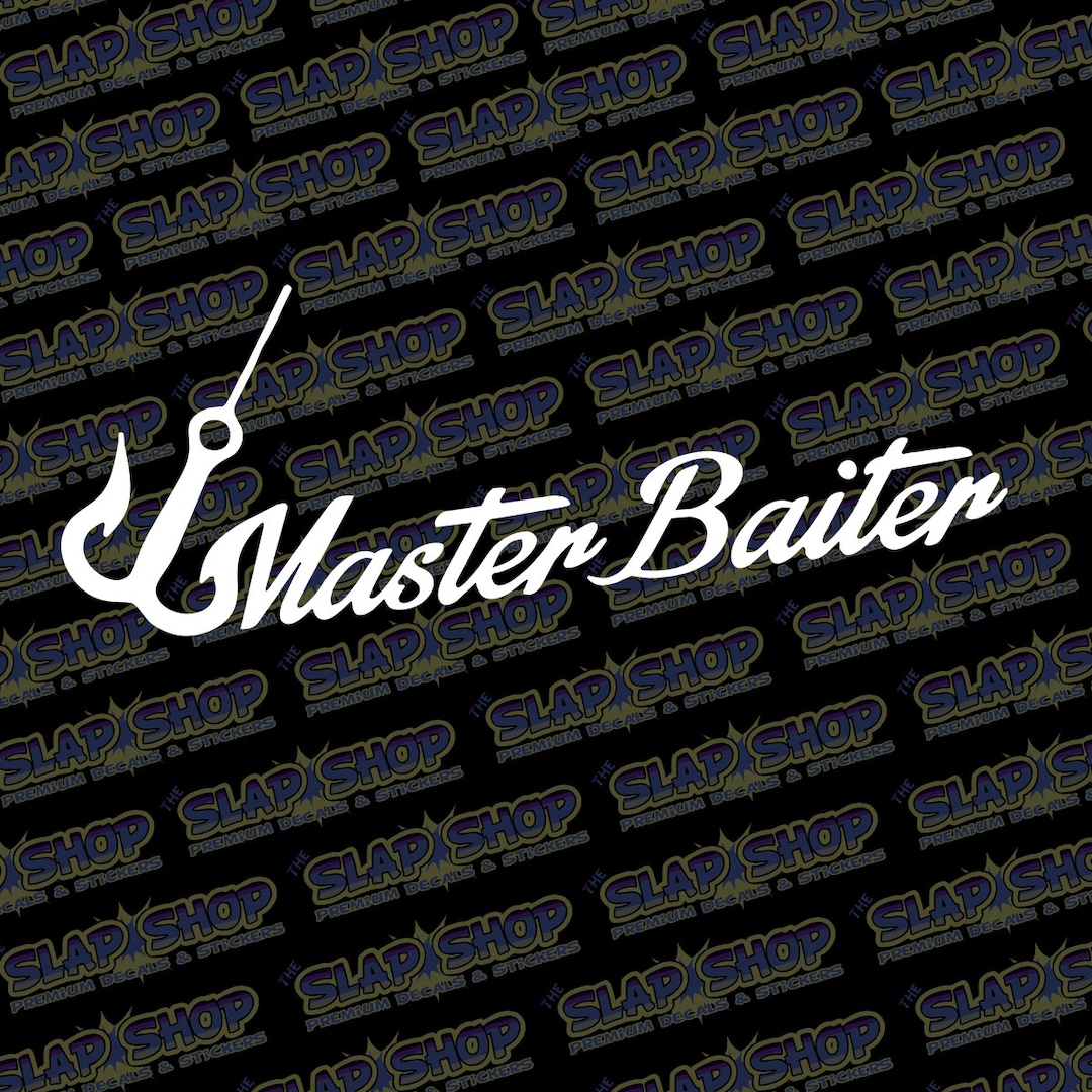Master Baiter Hunting and Fishing Vinyl Decal - Stickers - Click to ...