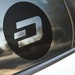 Dash Coin Crypto Die Cut Vinyl Decal for Car, Truck, Laptop, Window's ...