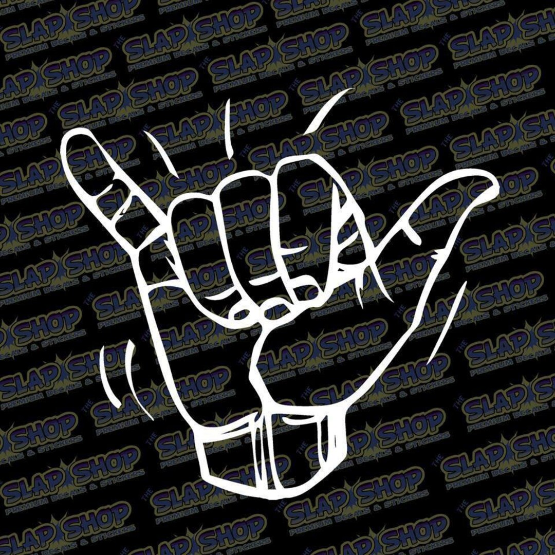 Jiu-jitsu Shaka Die-cut Vinyl Decal - Stickers - Click to Explore ...