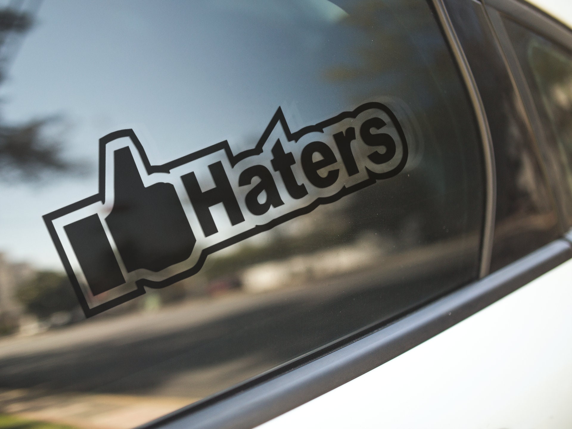 JDM Style 'thumbs up Haters' Vinyl Decal for Japanese - Etsy