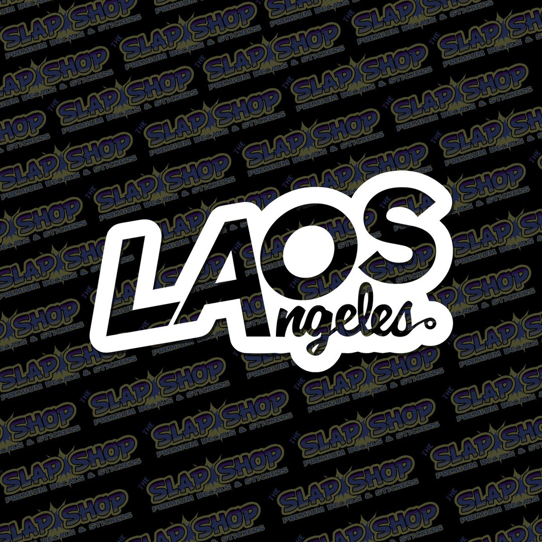 Laos Angeles Die Cut Vinyl Decal for Car, Truck, Laptop, Window's CLICK ...