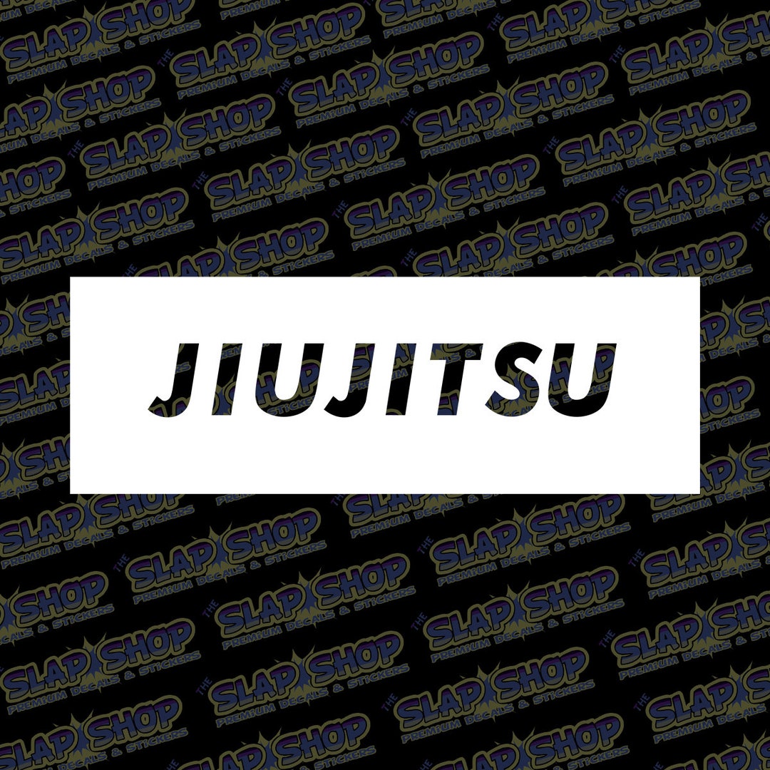 Slap Style Jiu-jitsu Vinyl Decal | BJJ Sticker for Car, Laptop, Water ...