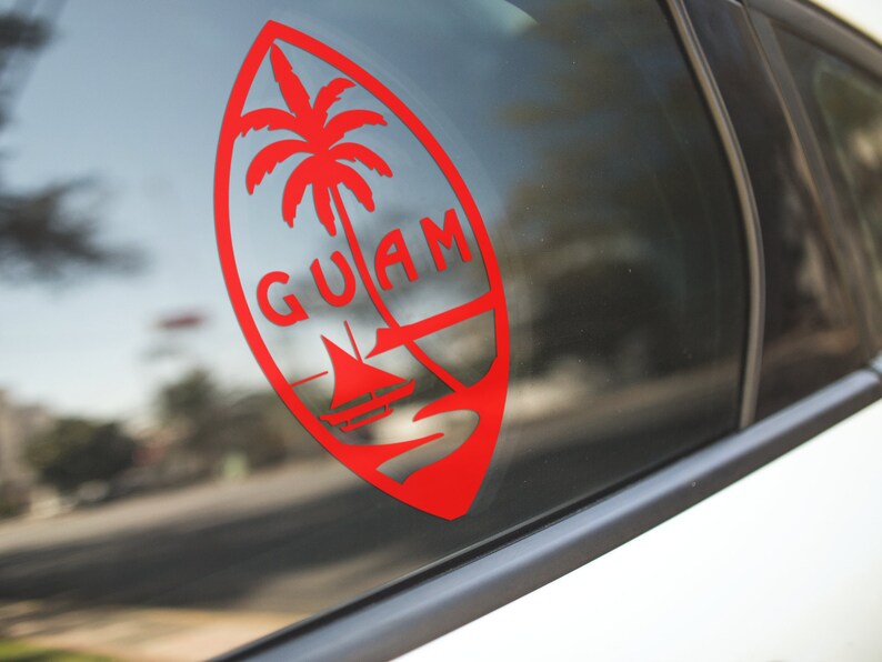 Guam Island Pride Vinyl Decal – Chamorro Car & Laptop Sticker - Etsy