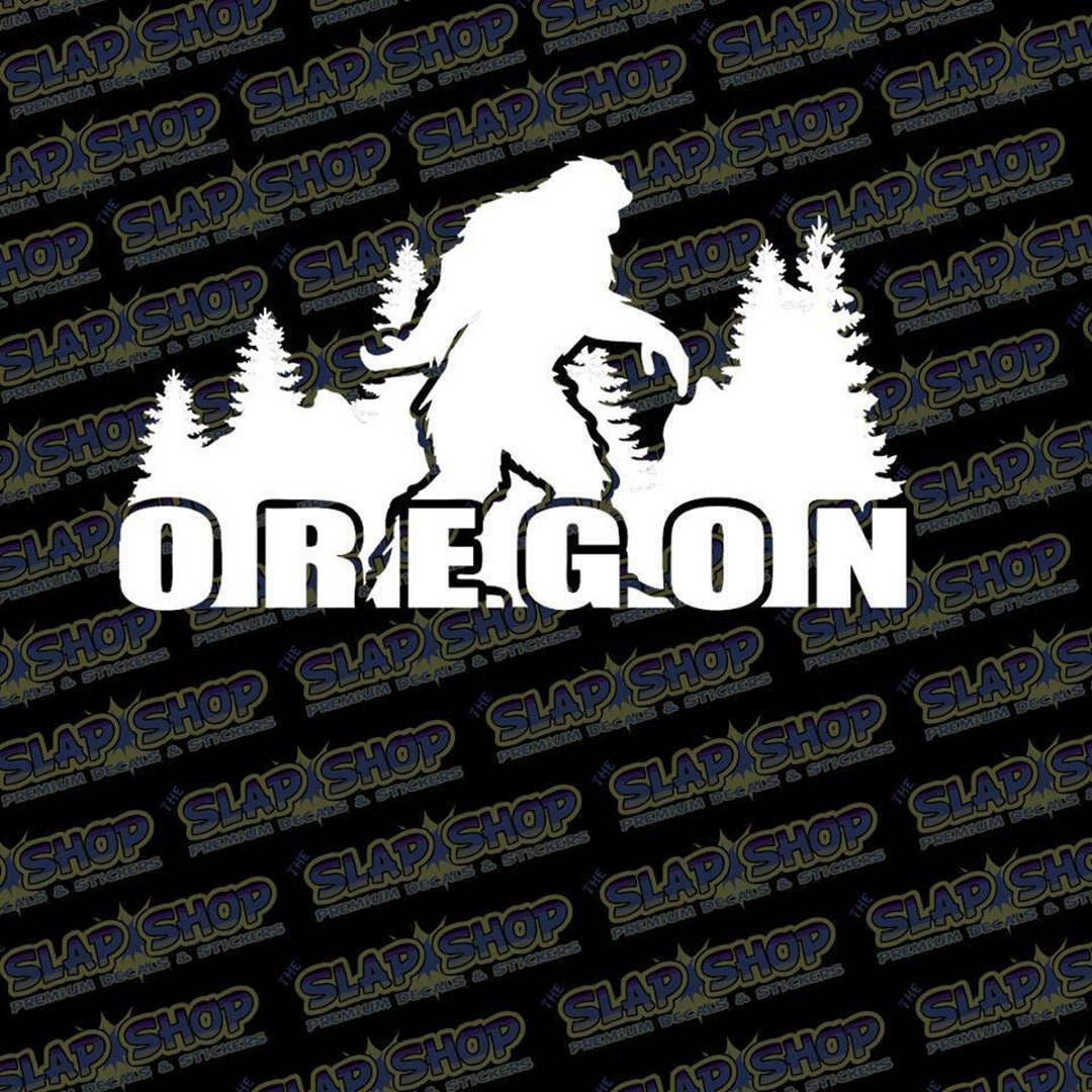Oregon Big Foot Die-cut Vinyl Decal Stickers Click to Explore Colors ...