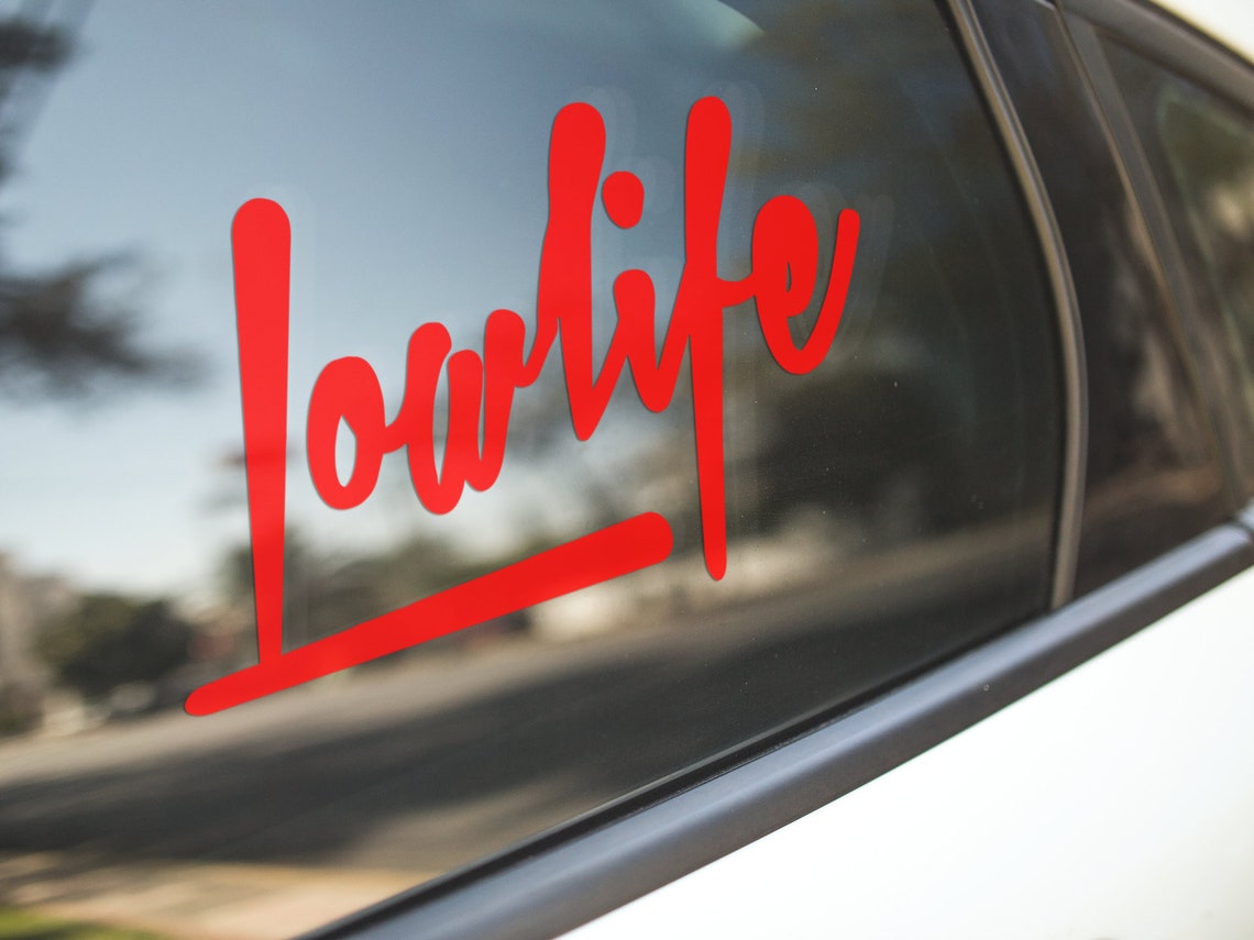 JDM Style 'lowlife' Vinyl Decal for Japanese - Etsy