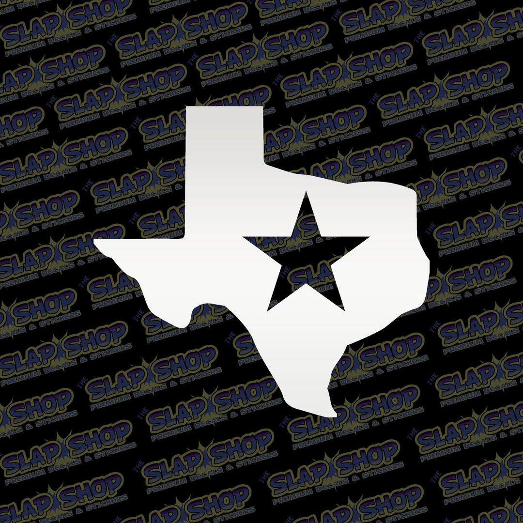 Texas Lone Star Vinyl Decal | Texas Car, Laptop & Tumbler Sticker - Etsy