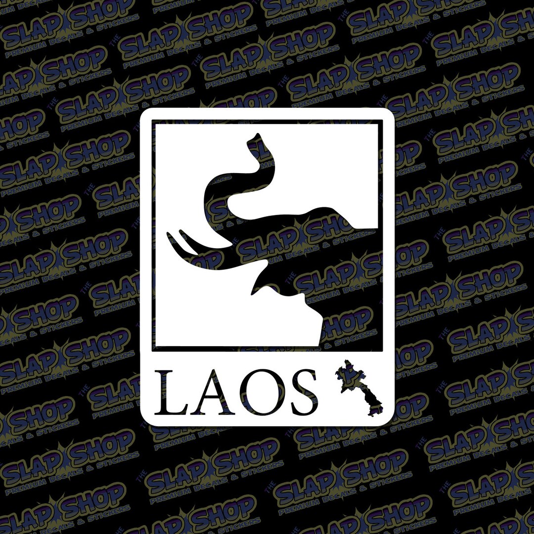Laos Die Cut Vinyl Decal for Car, Truck, Laptop, Window's CLICK to ...