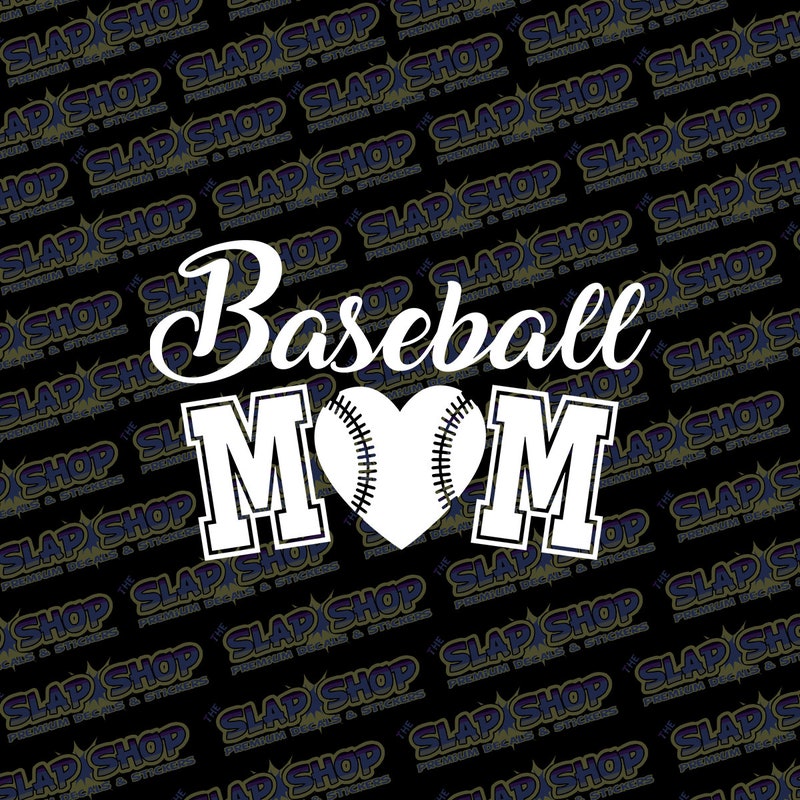 Baseball Mom Decal - Etsy