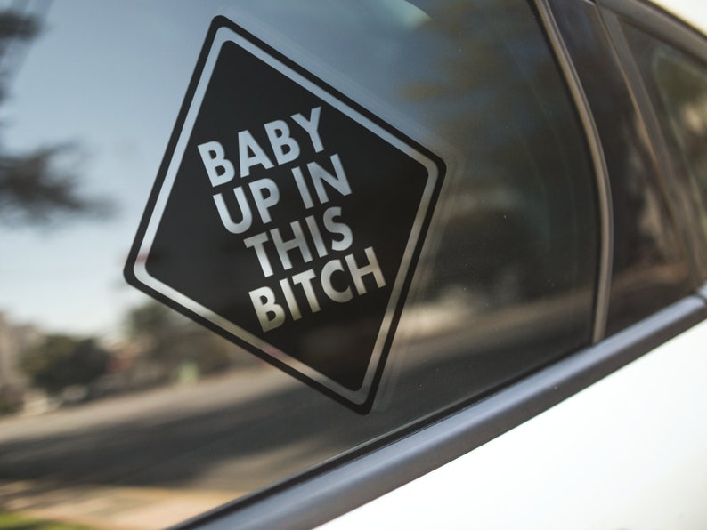 Baby on Board Funny Vinyl Decal for Car Window & Family Safety Use - Etsy