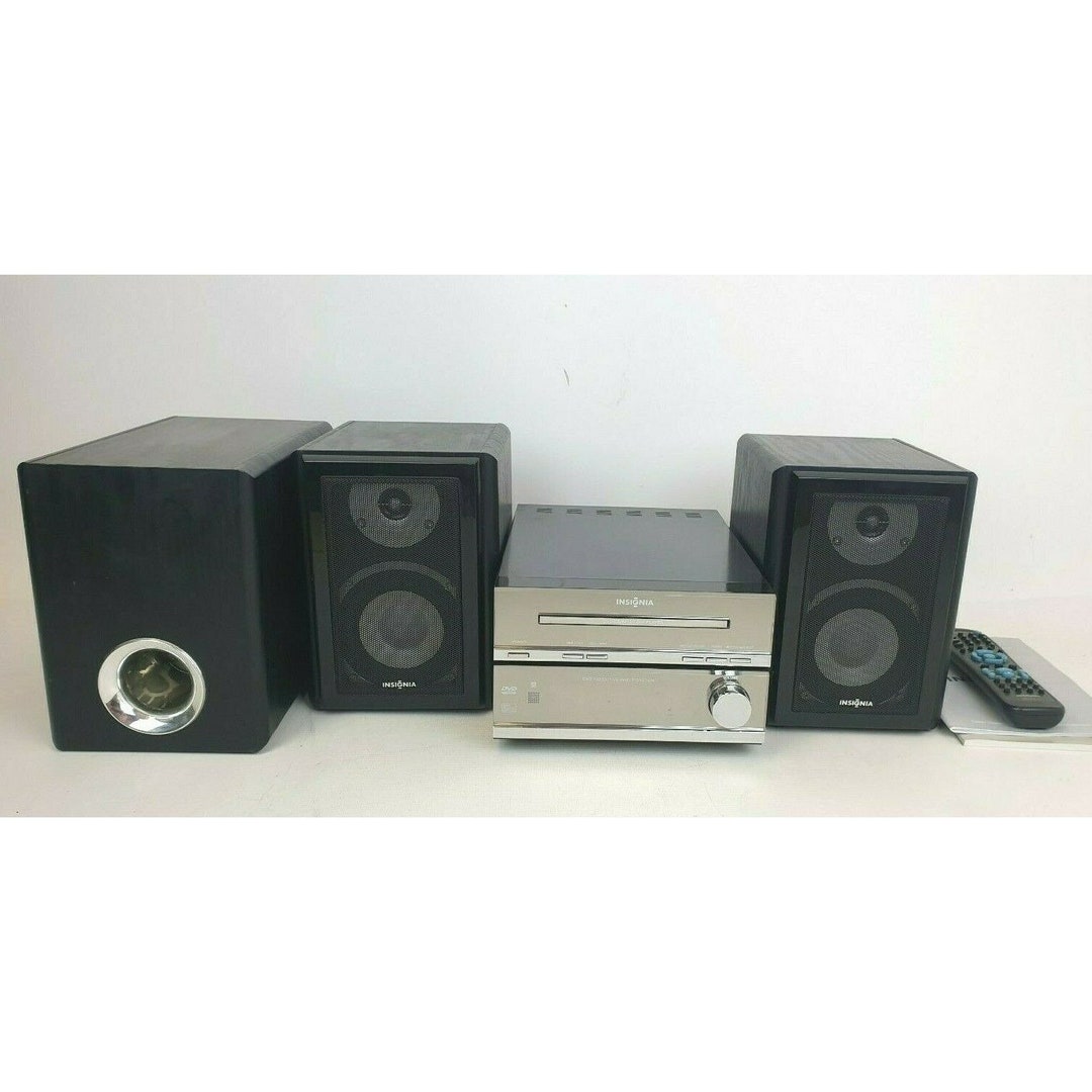 Insignia Executive Shelf System W/speakers & Remote DVD/CD/MP3 Player ...