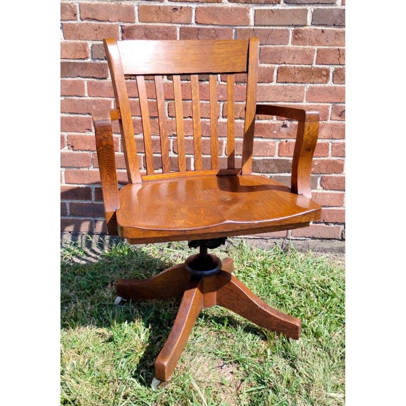 Bankers Chair - Etsy