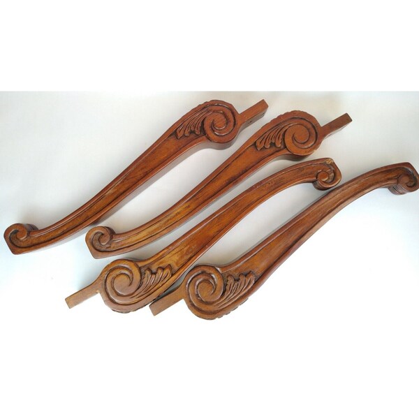 Wood Scroll Table Legs - Etsy