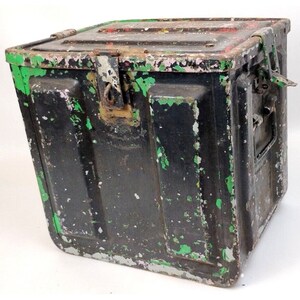 1942 US Army Ammo Crate Metal Storage Chest Box Industrial MK 2 982440 ...
