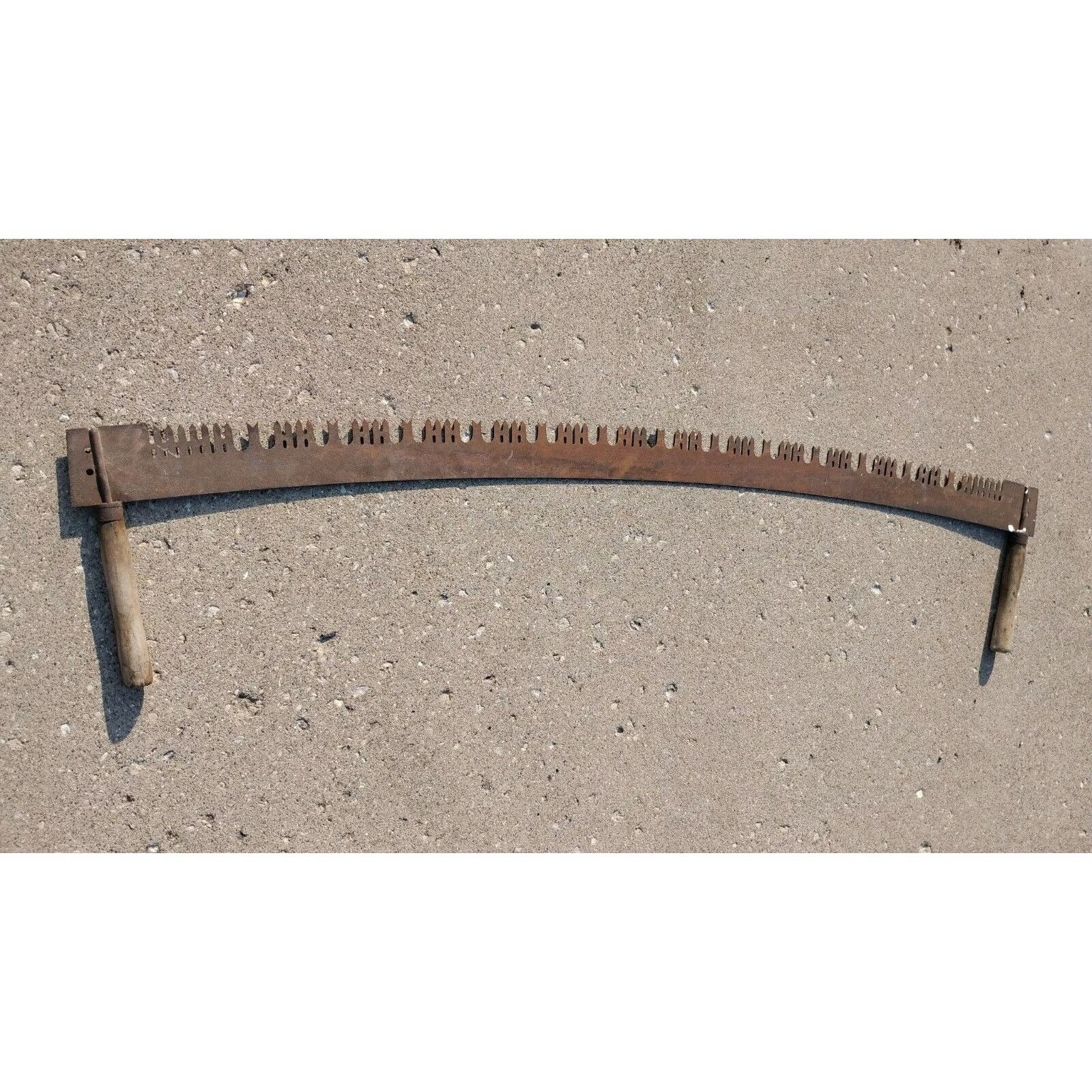 Perforated Lance Tooth 2 Man Lumberjack Logging Saw 5' Patina Cabin ...