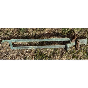 Antique Howe Brass Barn/feed Scale Double Beam 2000 Lb 42" Platform ...