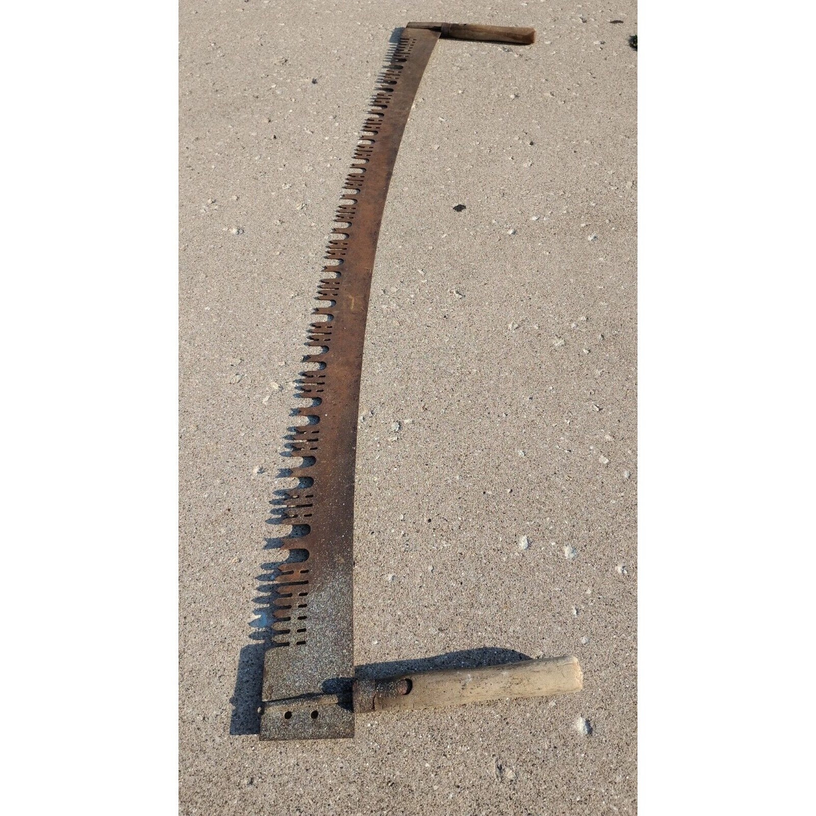 Perforated Lance Tooth 2 Man Lumberjack Logging Saw 5' Patina Cabin ...