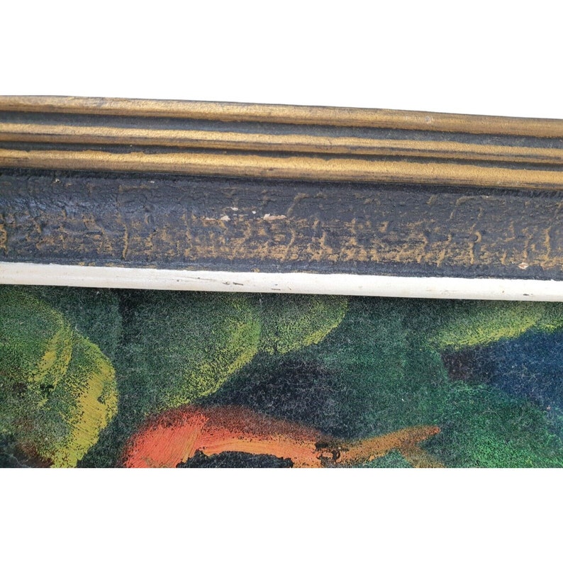 Vintage Velvet Art Painting Waterfalls Mountains 17x12 - Etsy