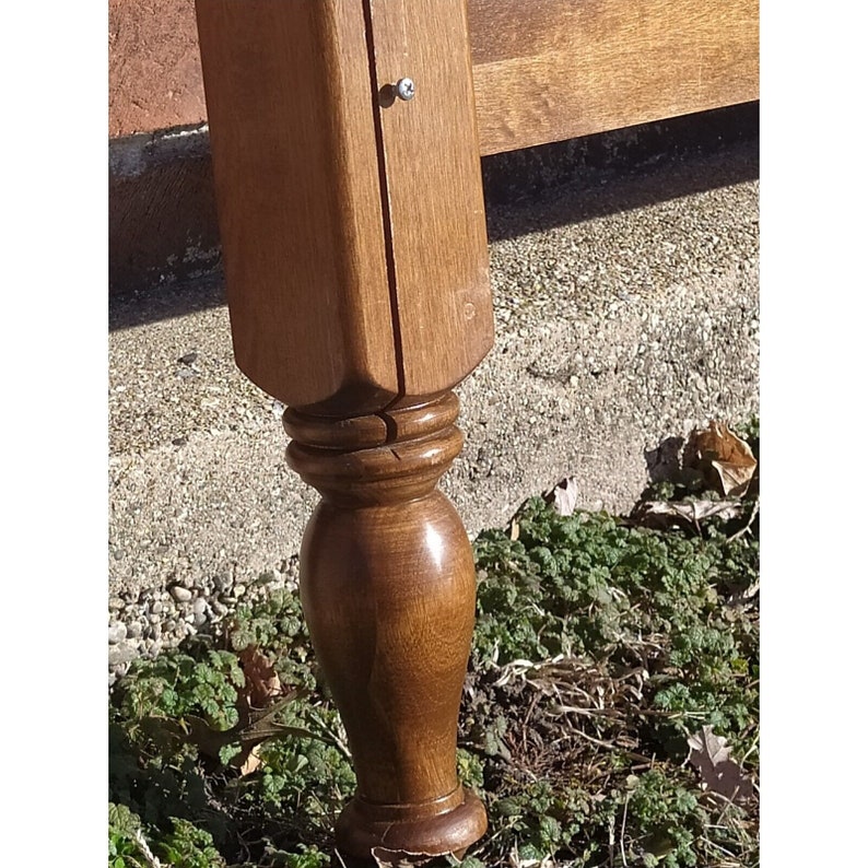Ethan Allen Baumritter Heirloom Nutmeg Maple Twin Headboard Spindle Bed ...
