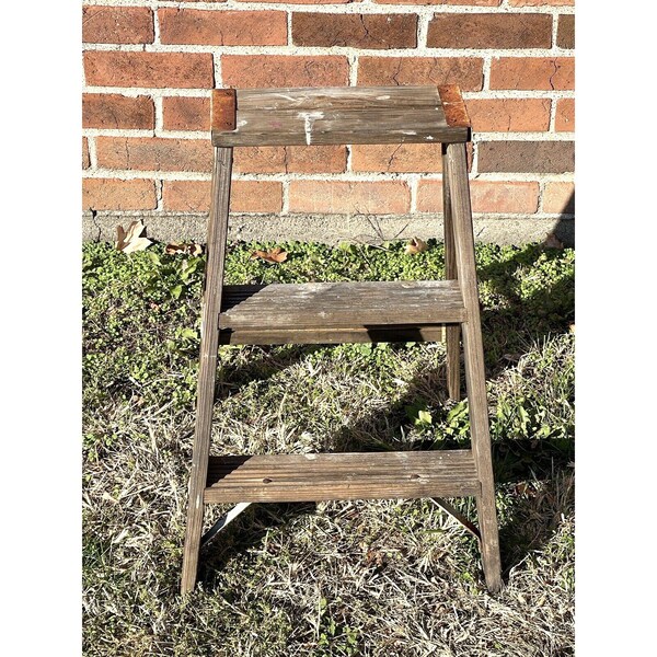 Antique Wood Ladder - Etsy