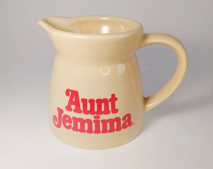 Aunt Jemima Ceramic Syrup Pitcher Dispenser by Vermillion VERY RARE - Etsy