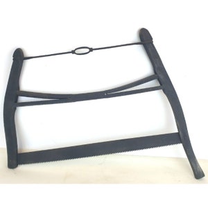 Antique Cross Cut Buck/bow Saw - Rustic Primitive Cabin Decor - Country ...