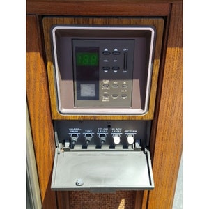 1986 Zenith Space Command Color Wood Console Television Tv/remote ...